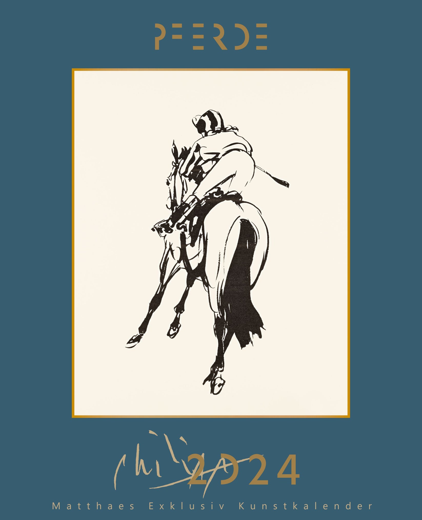 Klaus Philipp Kunstkalender 2024 – Reiterjournal Buchshop